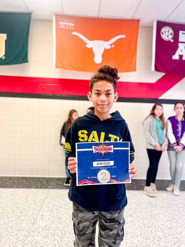 STEAMmania Project Showcase Winners Win Cash Prizes | Van Middle School