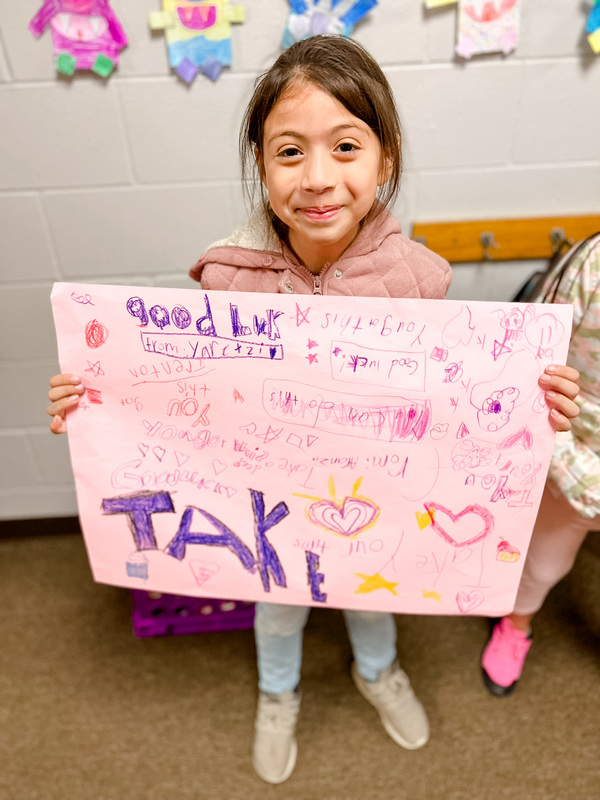 Second Graders Wish Third Graders Luck on Their First STAAR Test with a ...